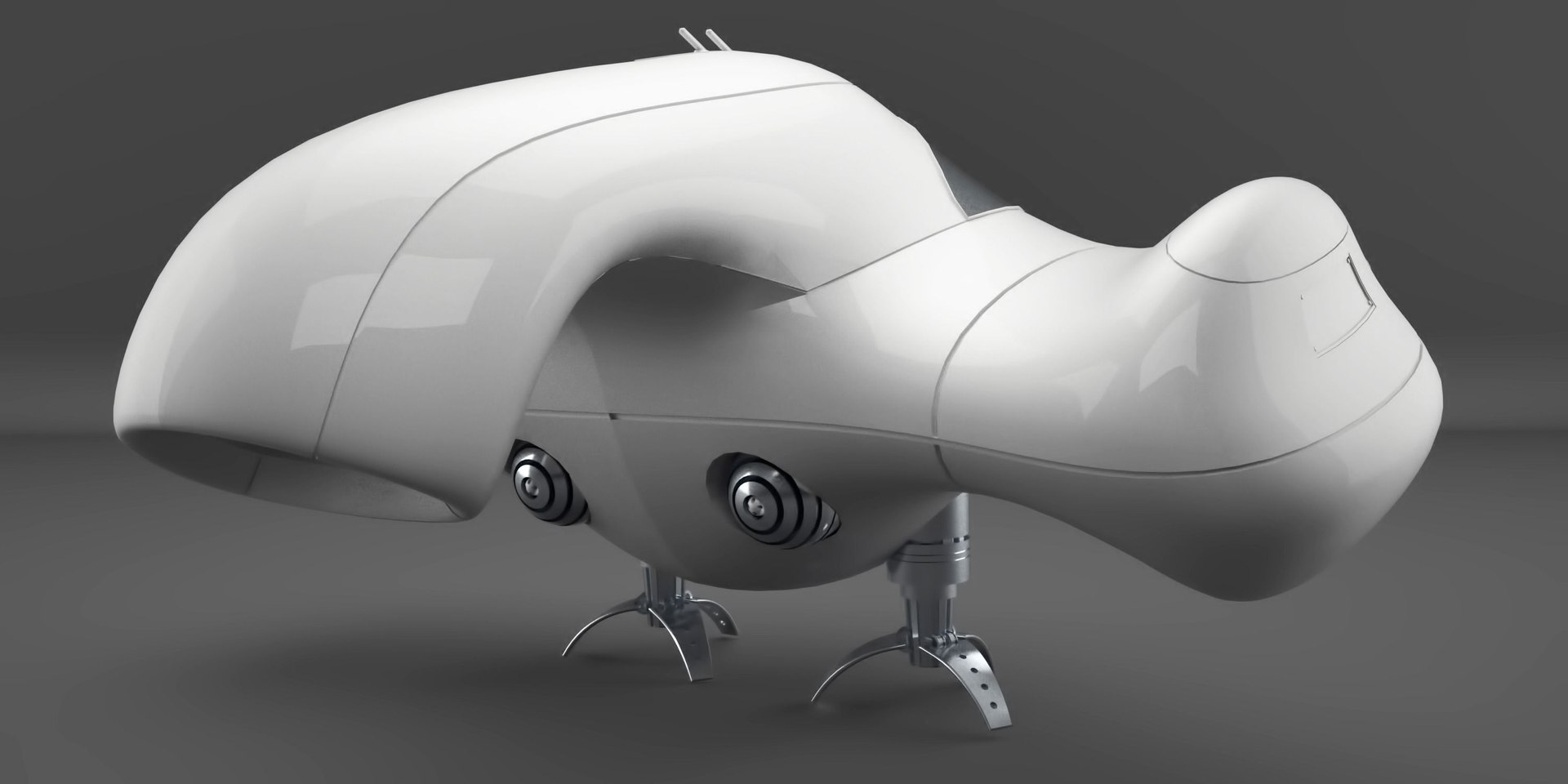 mini spaceship obj free