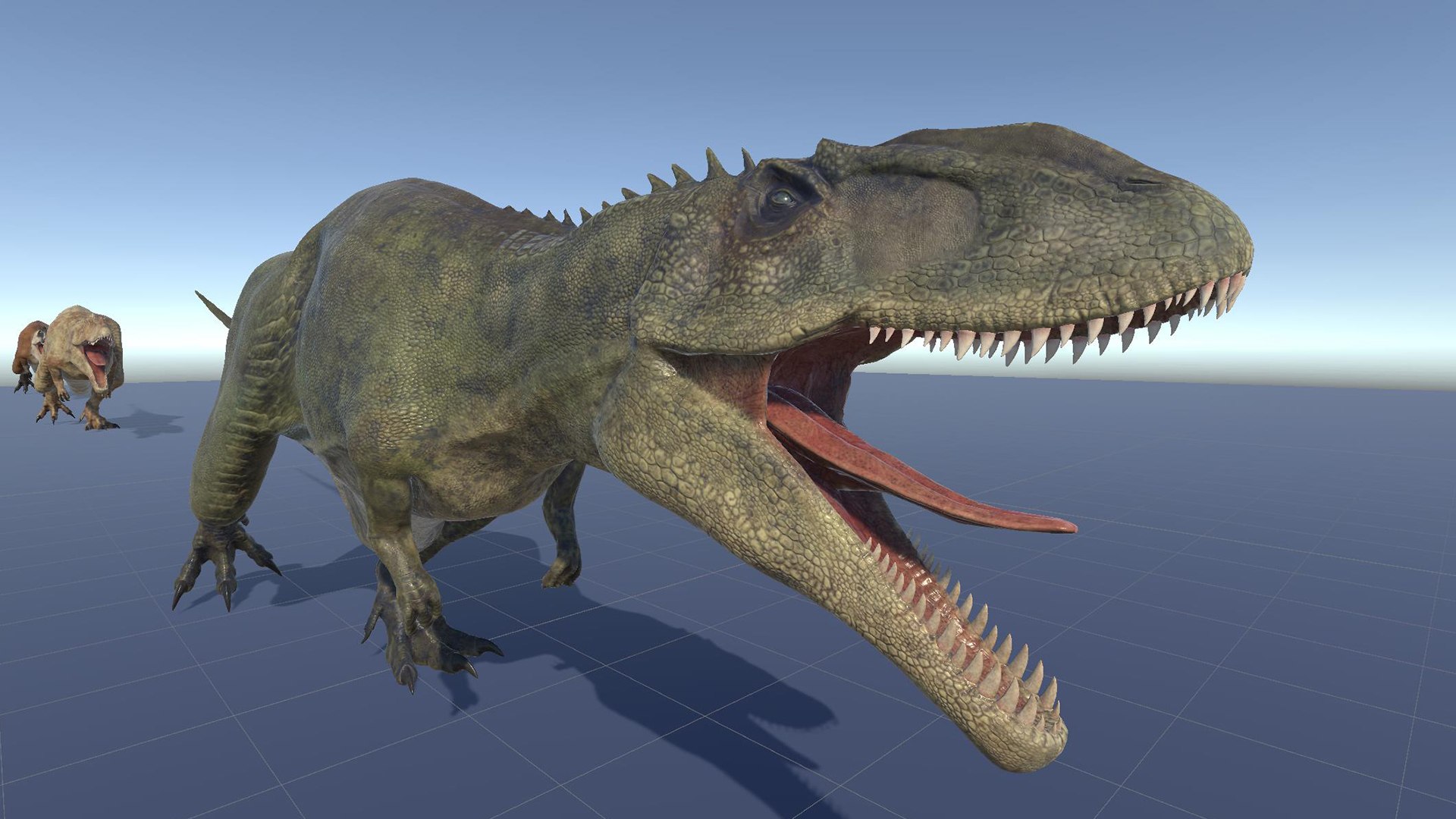 Carcharodontosaurus-Unreal Engine And Unity Project 3D Model ...