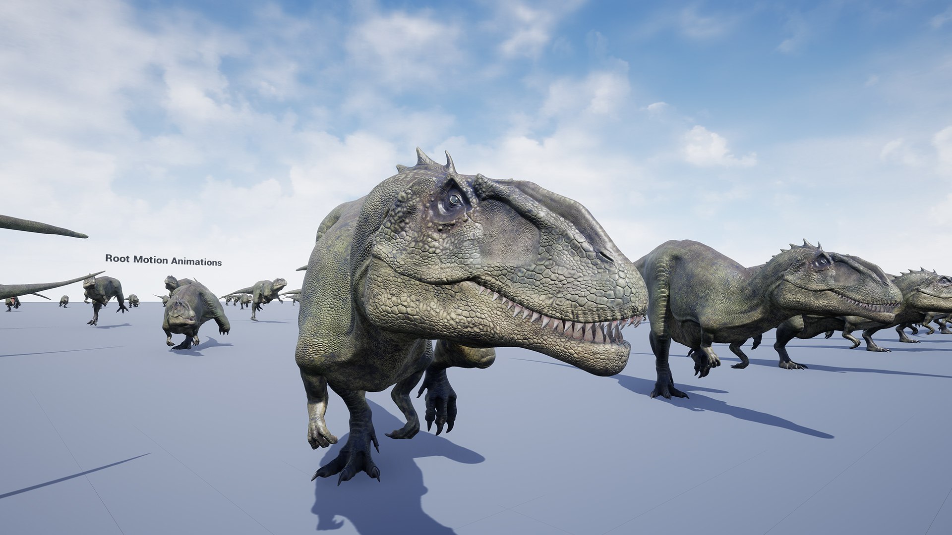 Carcharodontosaurus-Unreal Engine And Unity Project 3D Model ...