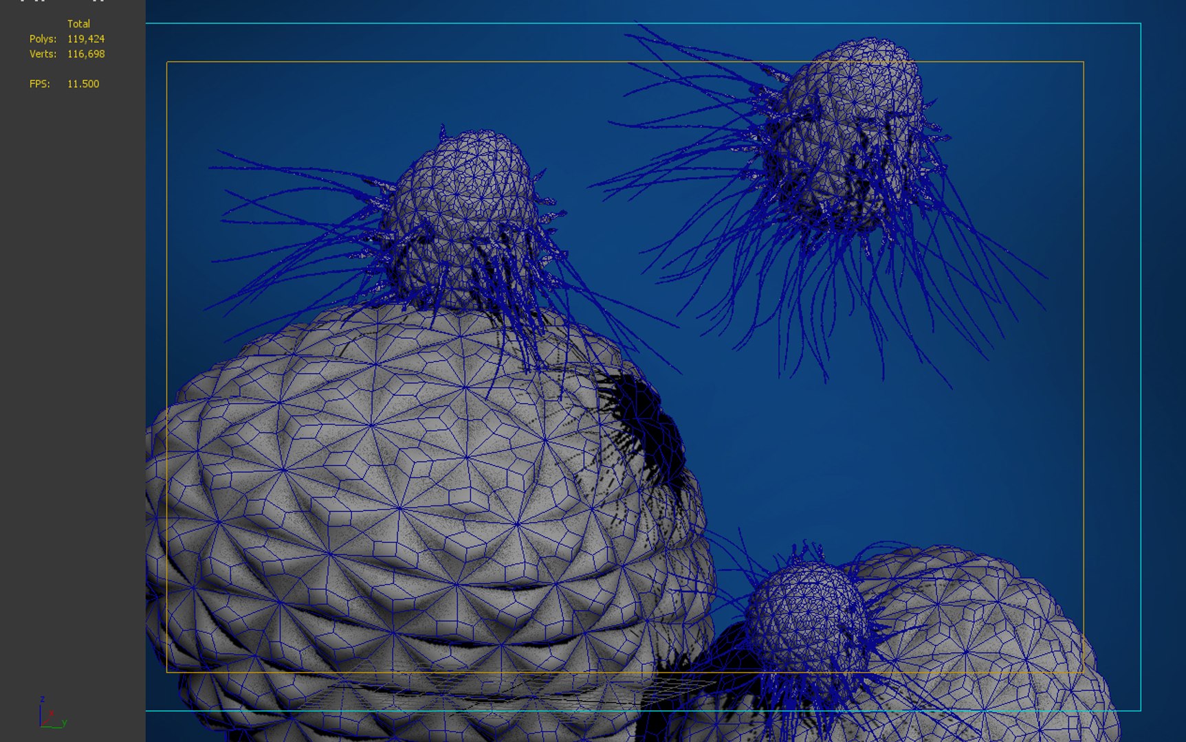3D Cancer Cell Proliferation Invasion - TurboSquid 1630882