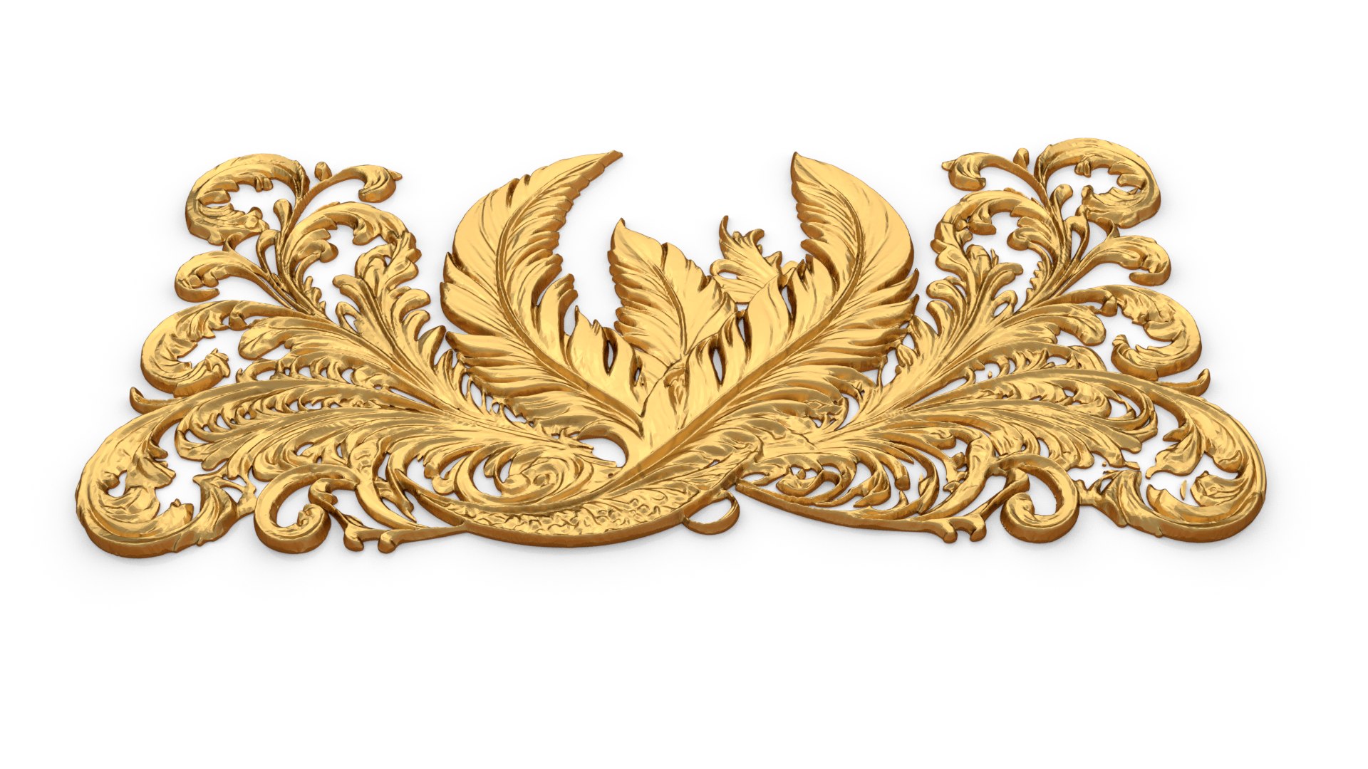 Feather Decor Set Wall Panel 13 3D Model - TurboSquid 2179139