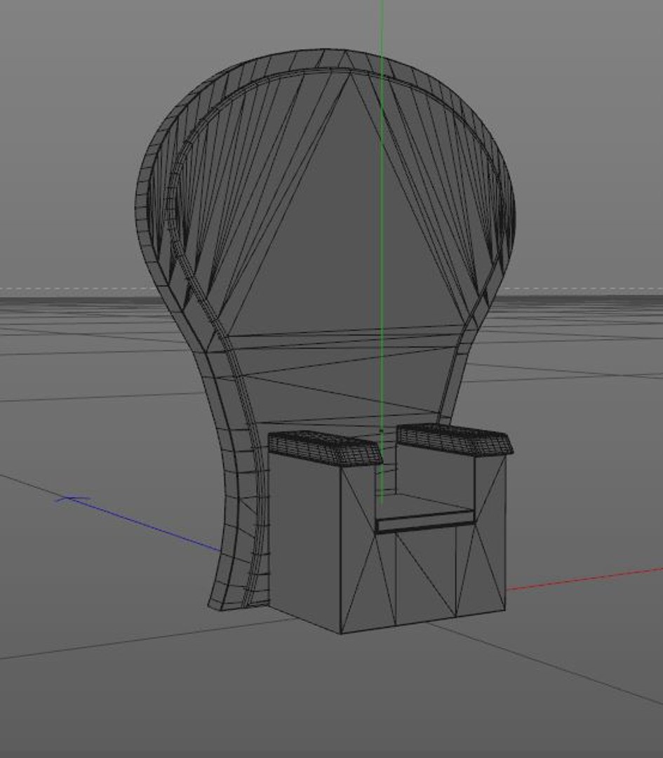 3D Throne Velvet Model - TurboSquid 1381496