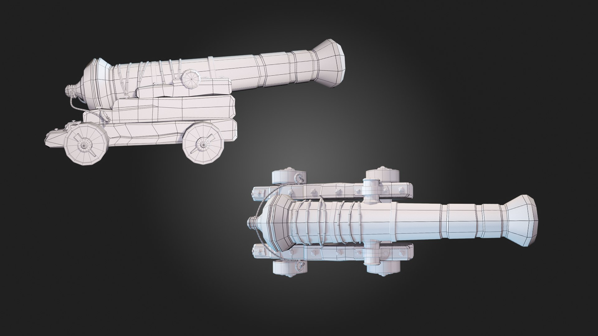 Cannon 3D Model - TurboSquid 2202376