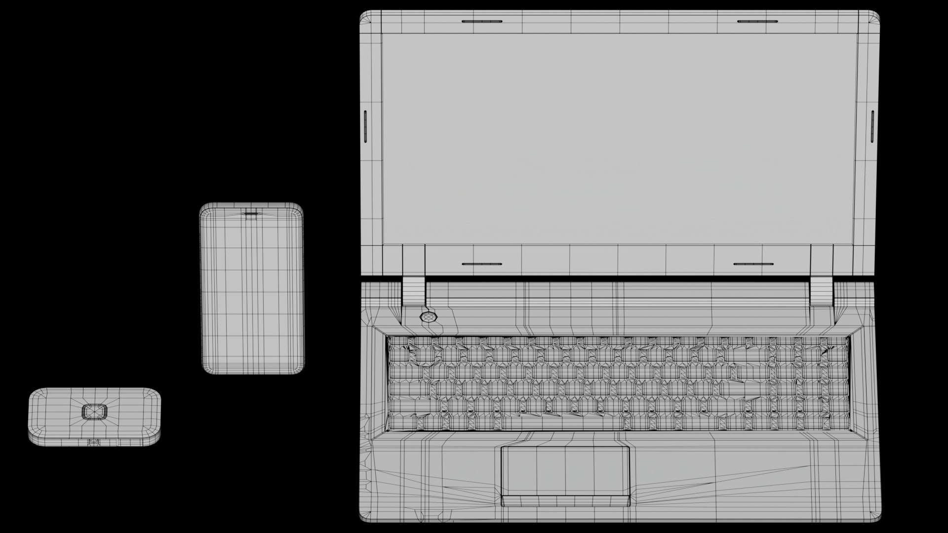 3D Model Mobile Laptops Modems Assets - TurboSquid 2378977