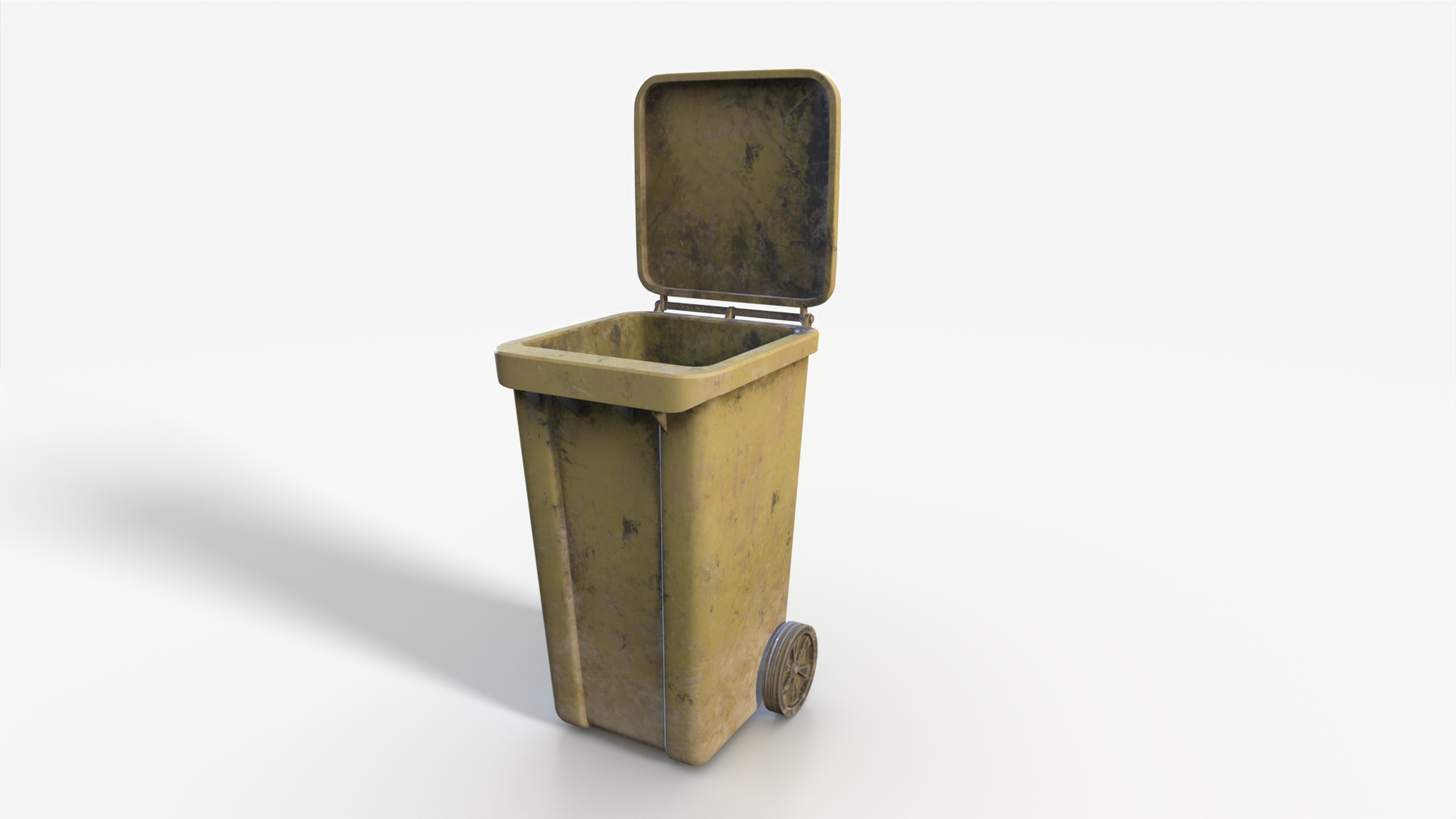 3D Dirty Street Trash Can - TurboSquid 2156755