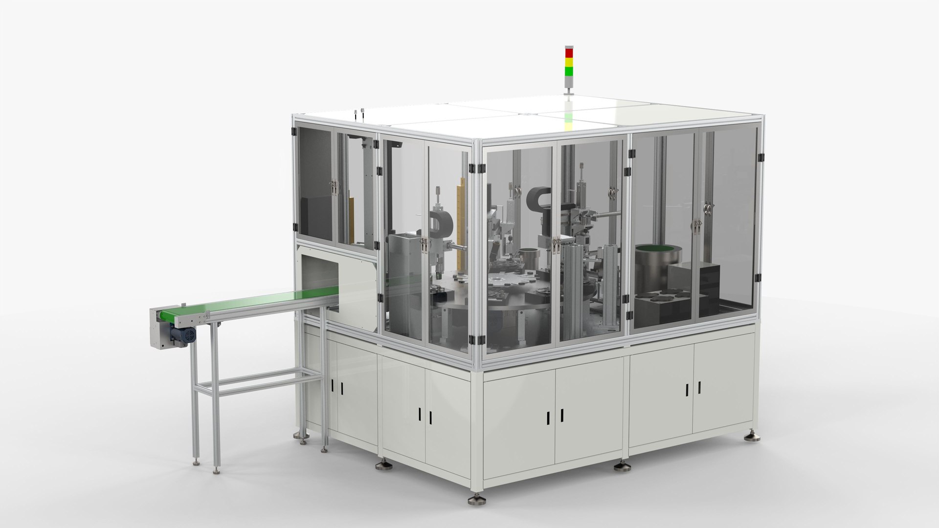 3D Automatic Fan Assembly And Unloading Machine - TurboSquid 1966911