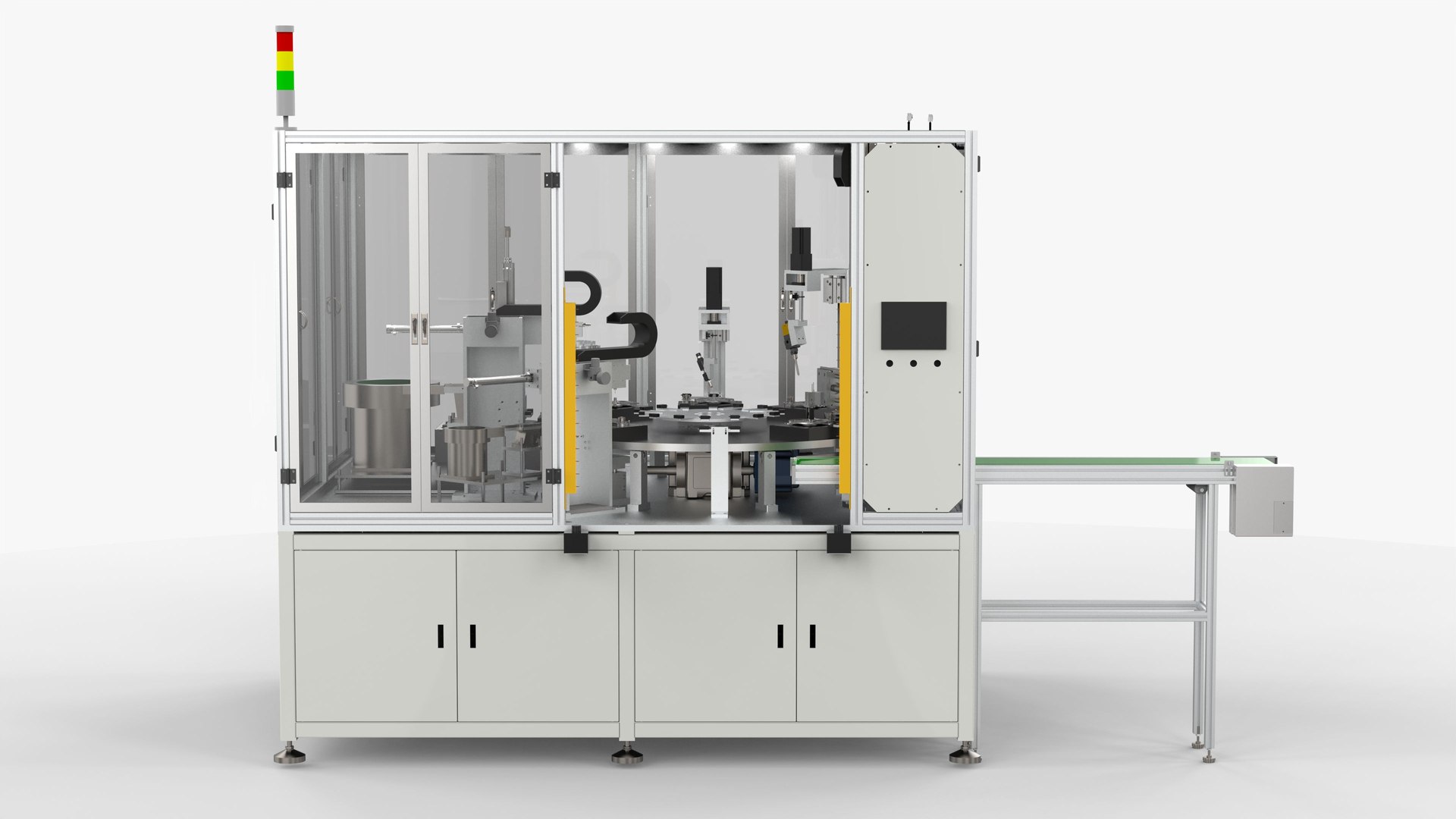 3D Automatic Fan Assembly And Unloading Machine - TurboSquid 1966911