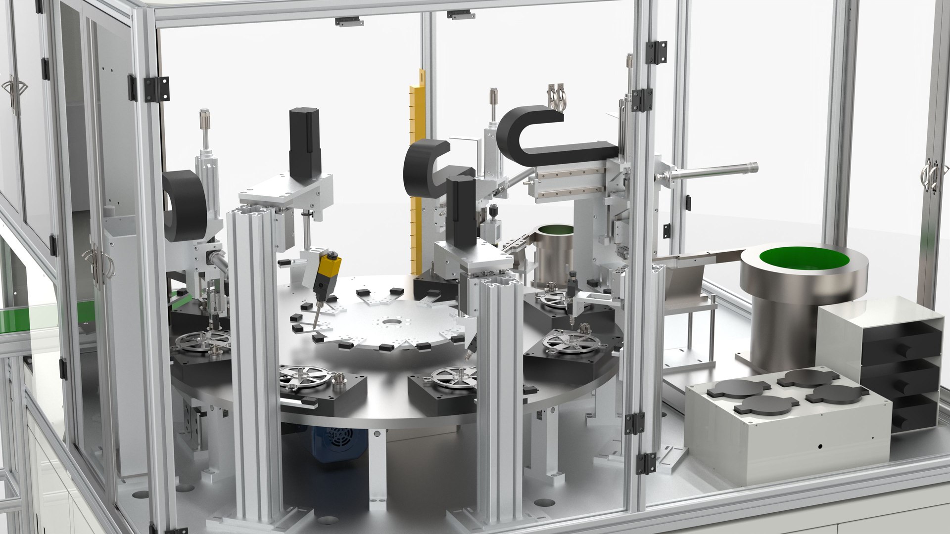 3D Automatic Fan Assembly And Unloading Machine - TurboSquid 1966911