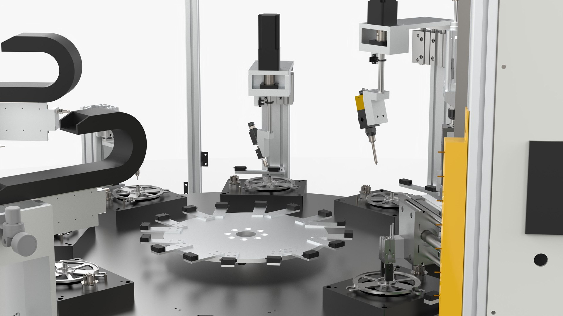 3D Automatic Fan Assembly And Unloading Machine - TurboSquid 1966911