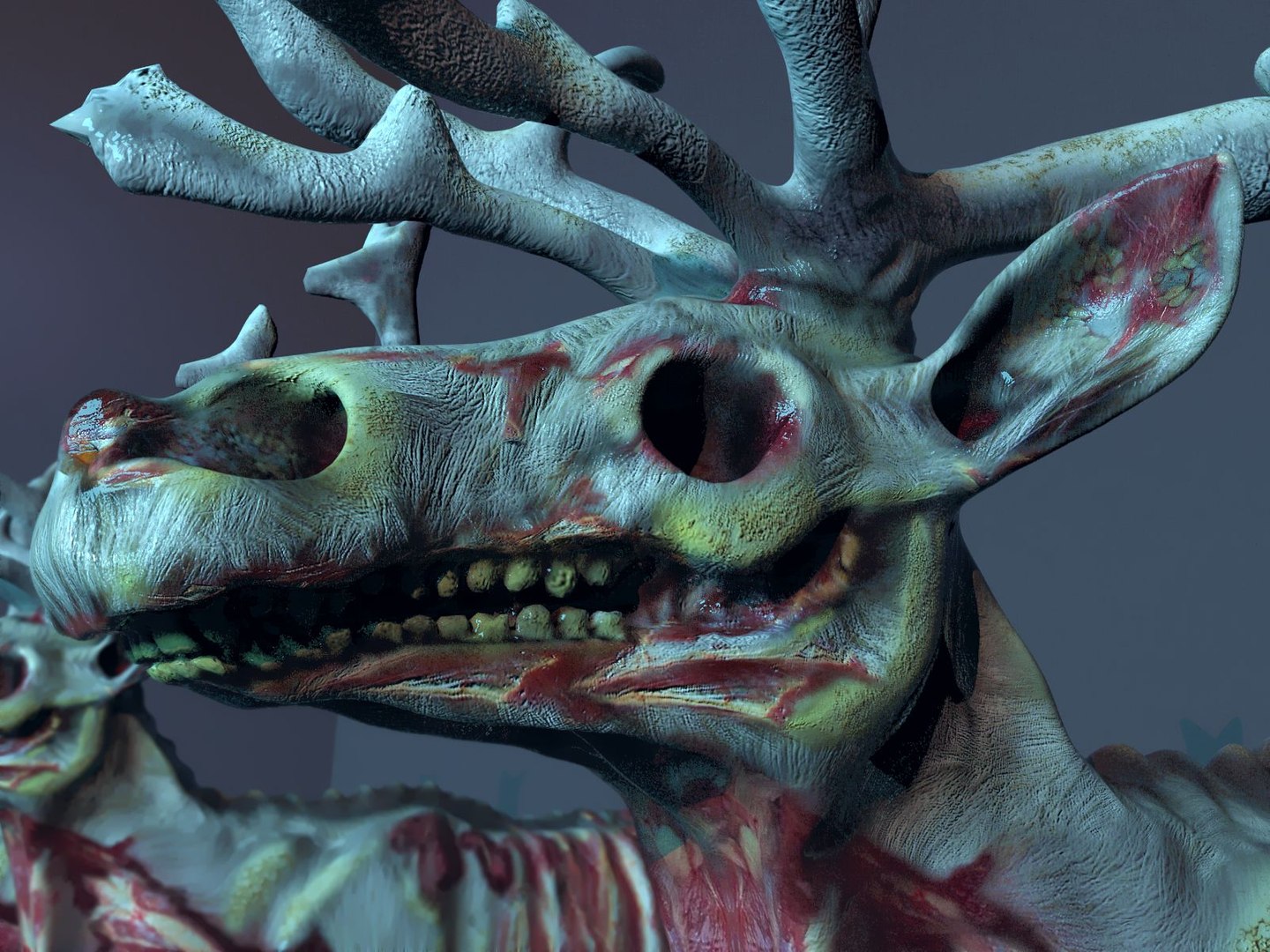Hungry Deer 3D Model - TurboSquid 1502380