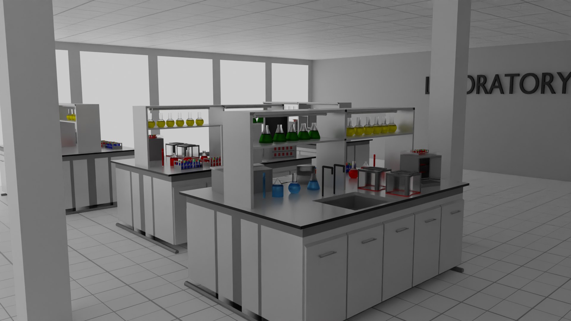 3D Laboratory - TurboSquid 1924032