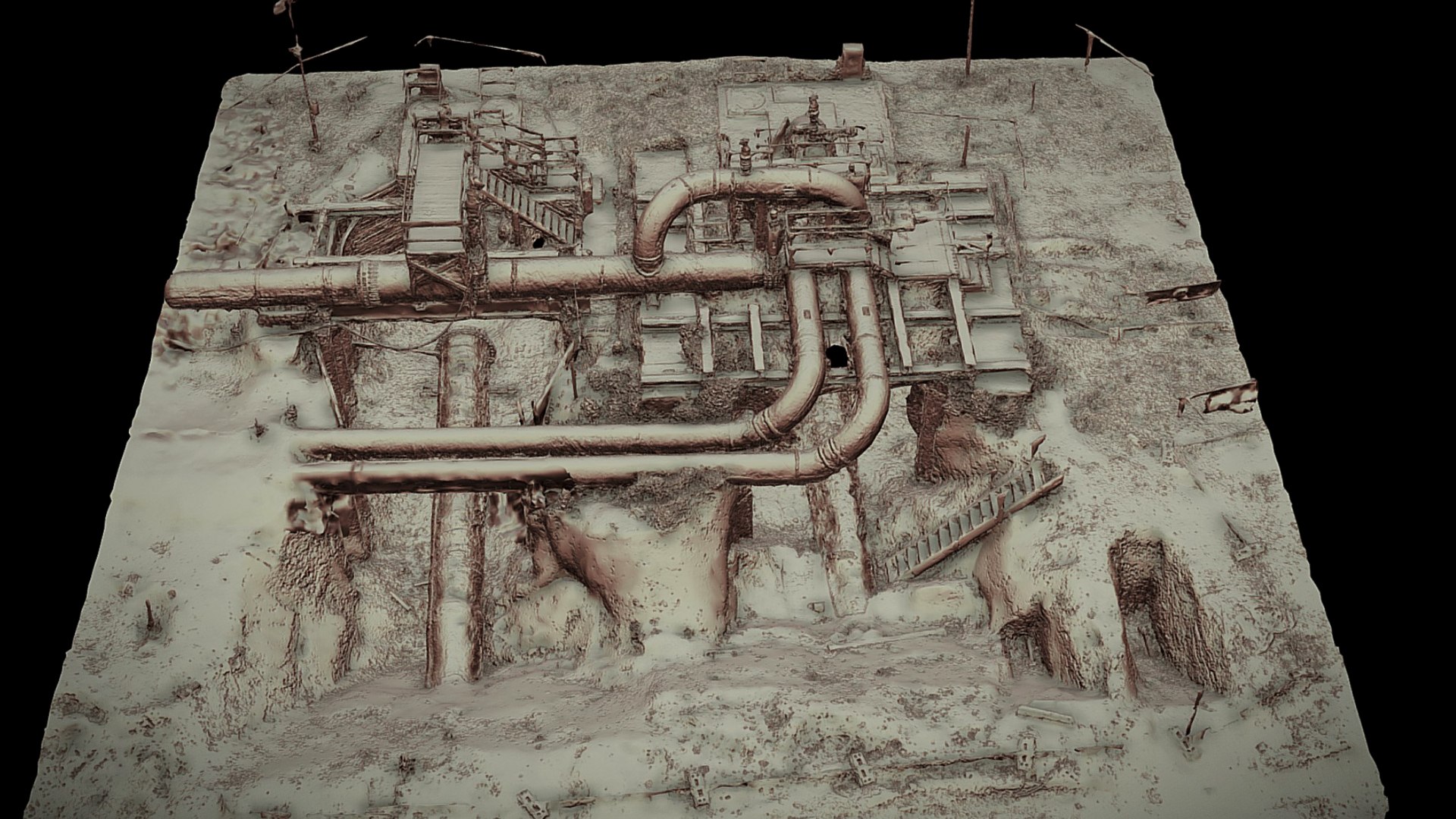 Pipeline Terrain Construction-site Photogrammetry 3D - TurboSquid 2337015