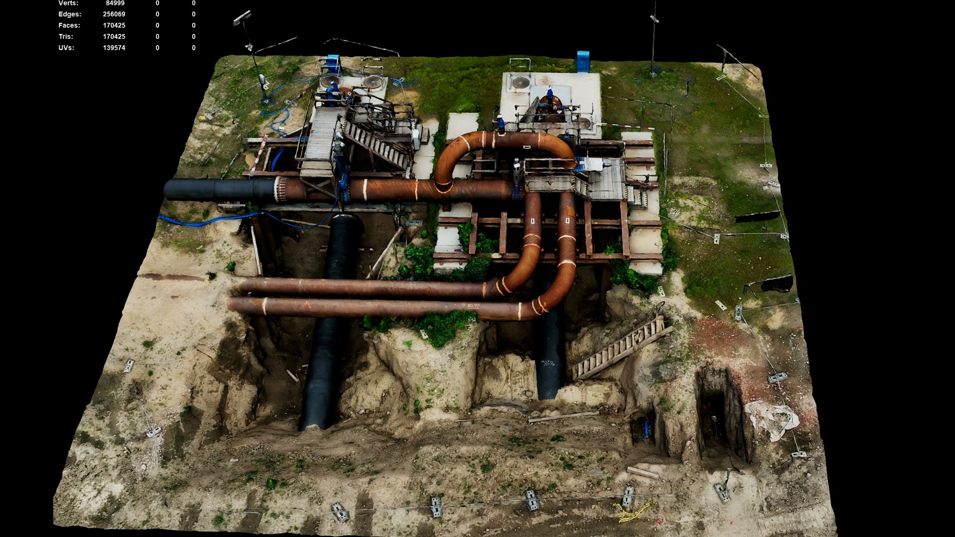 Pipeline Terrain Construction-site Photogrammetry 3D - TurboSquid 2337015