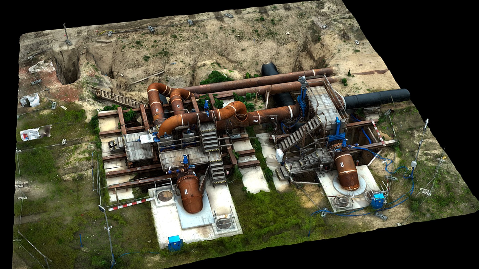 Pipeline Terrain Construction-site Photogrammetry 3D - TurboSquid 2337015