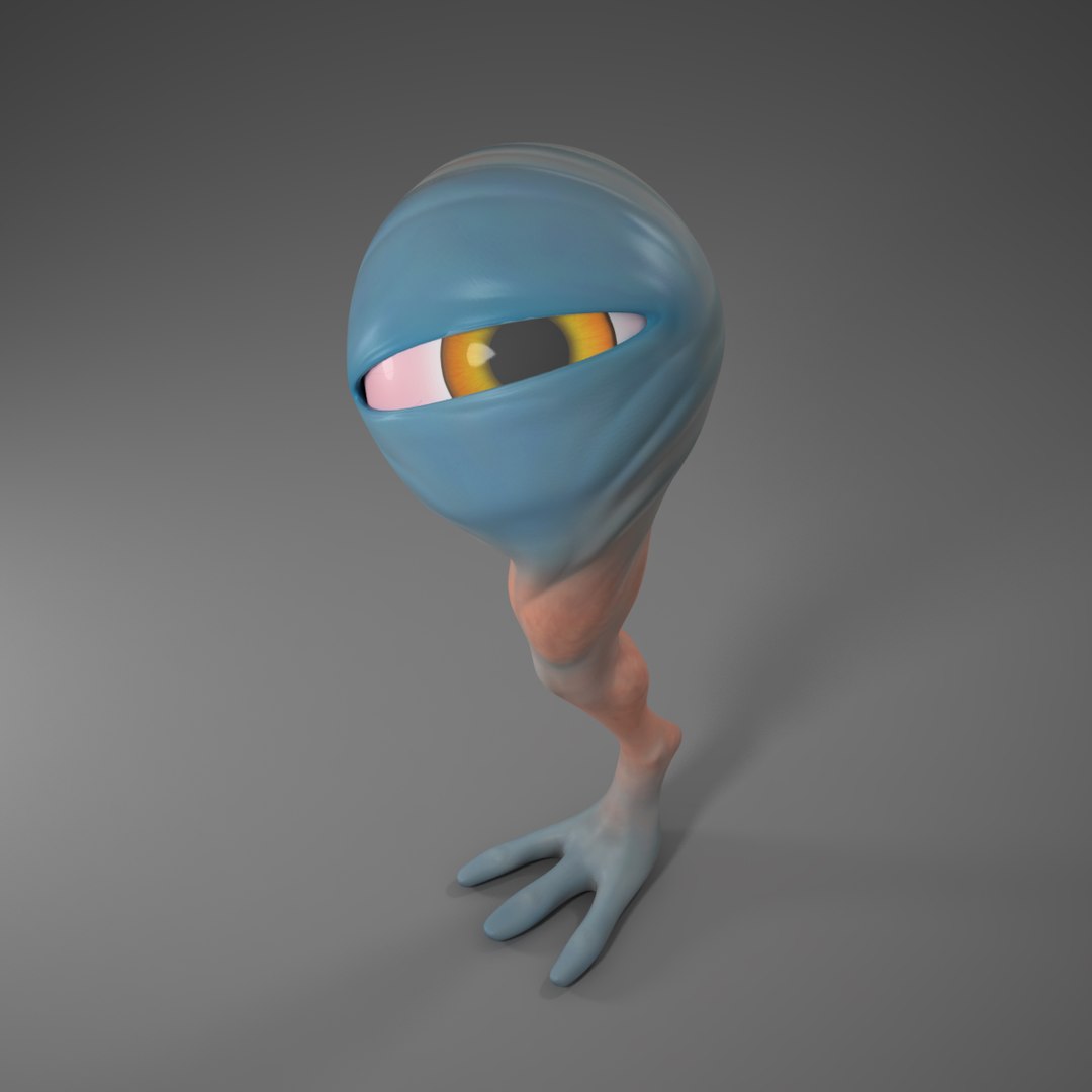 Creature Cyclop Character Rig 3D - TurboSquid 1152472