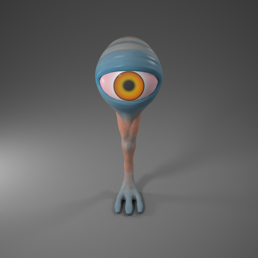 Creature Cyclop Character Rig 3D - TurboSquid 1152472