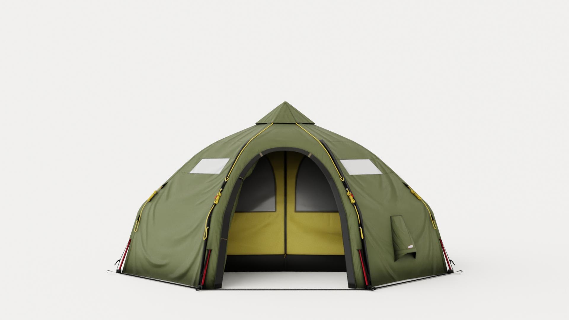 Varanger Dome 8-10 Outer Tent Including Pole 3D Model - TurboSquid 2215701