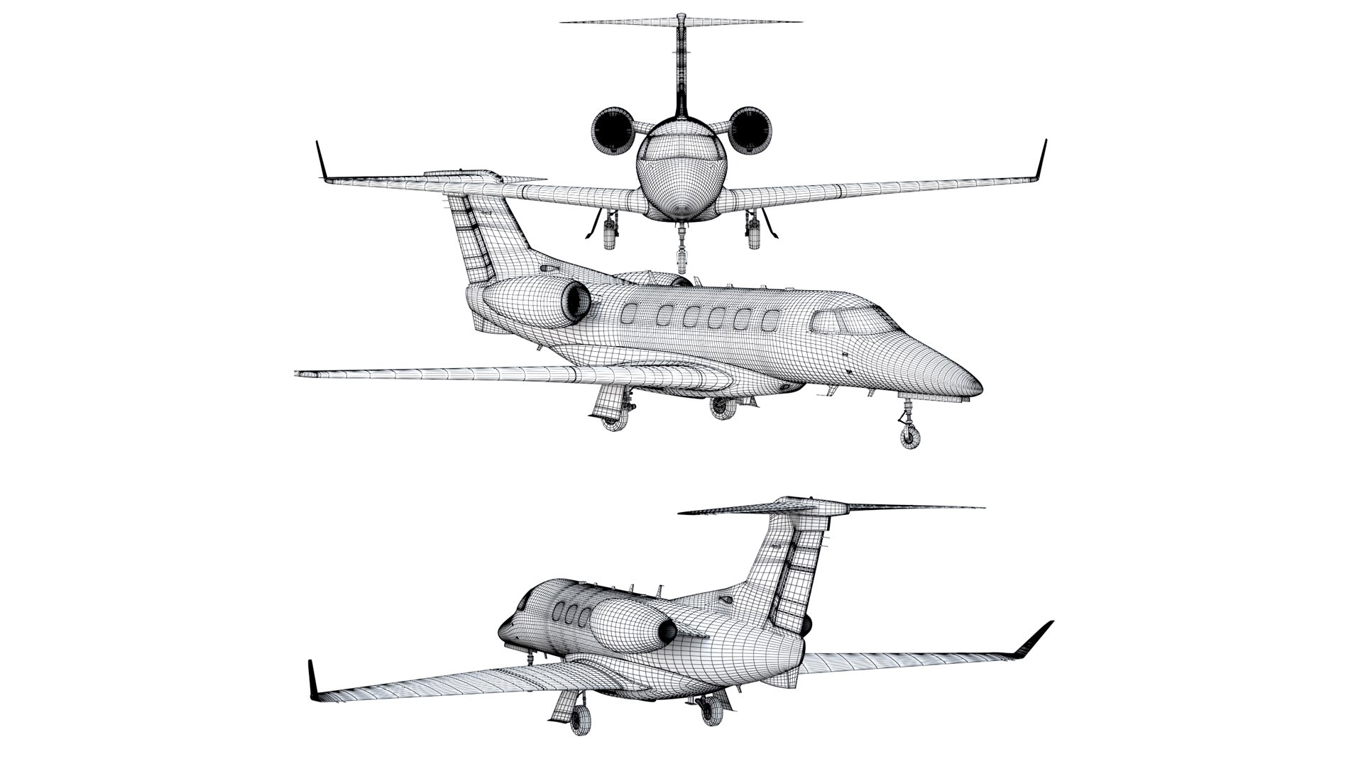 3D Embraer Phenom 300 Aircraft - TurboSquid 2312156
