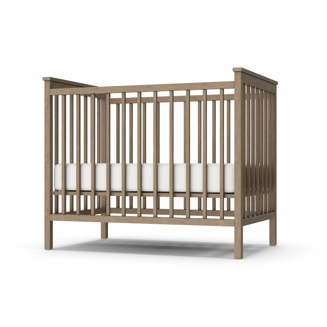 3D Model Baby Cot - TurboSquid 2126524