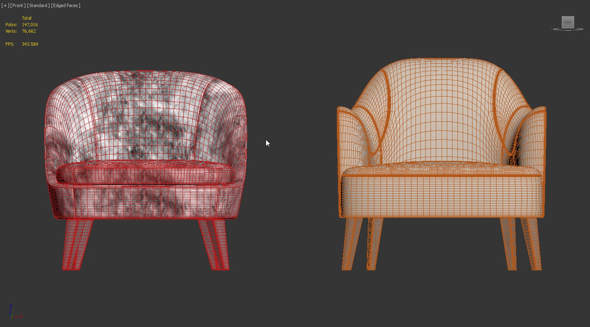 Armchairs dragonfly flexform lysandre 3D model - TurboSquid 1608367