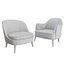Armchairs dragonfly flexform lysandre 3D model - TurboSquid 1608367