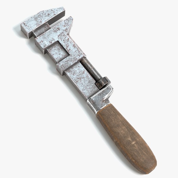 Old monkey wrench model - TurboSquid 1519152