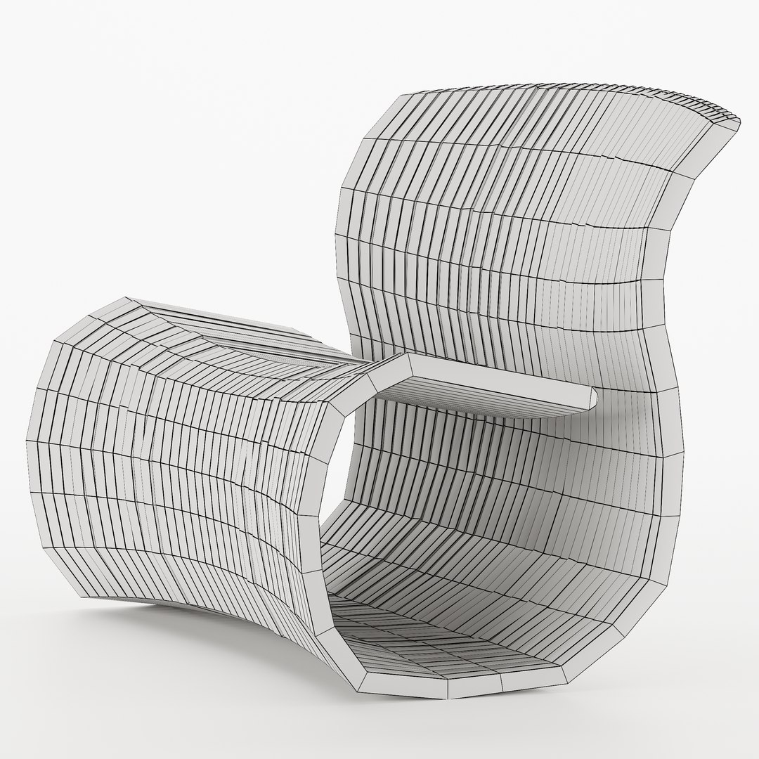 Riddle Chair 3D Model - TurboSquid 1466279