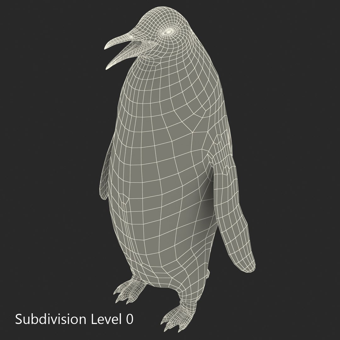 3d model penguin