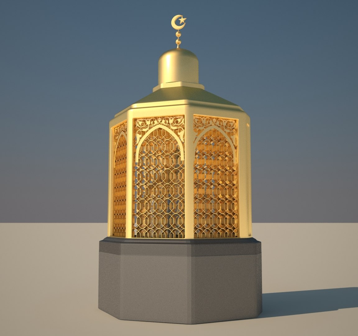 Station Abraham Mecca 3d Model