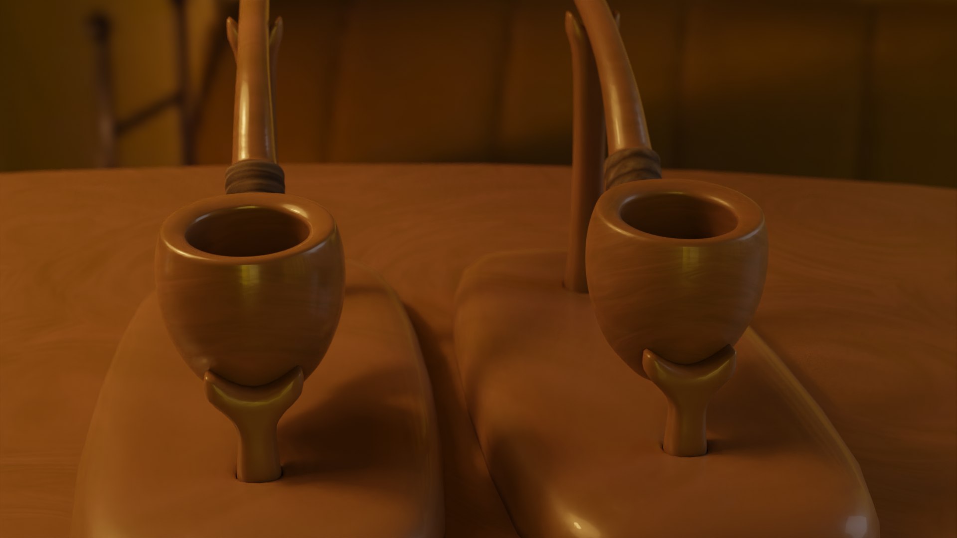 Hobbit Pipes Collection 3D model - TurboSquid 1975860