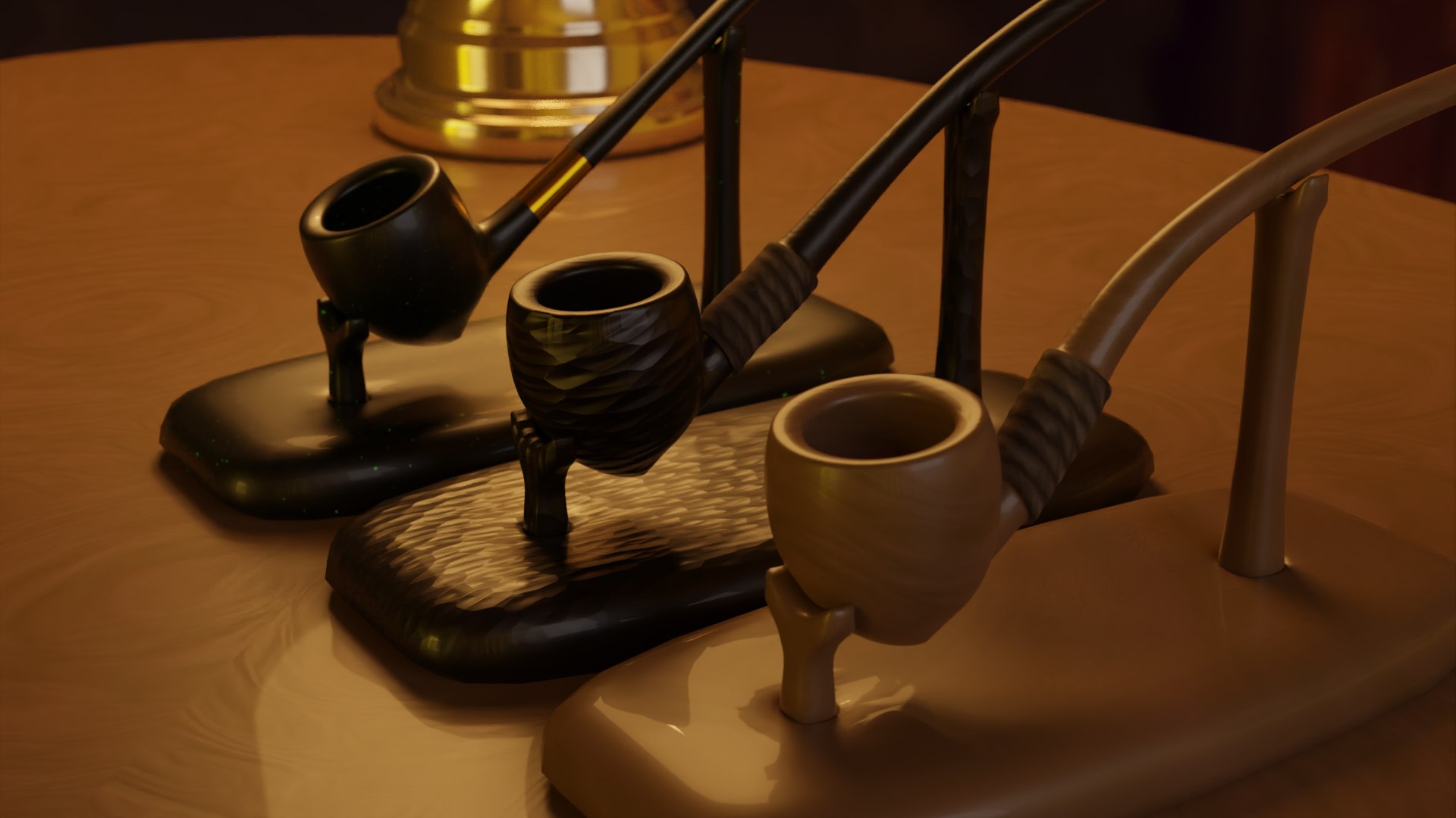 Hobbit Pipes Collection 3D model - TurboSquid 1975860