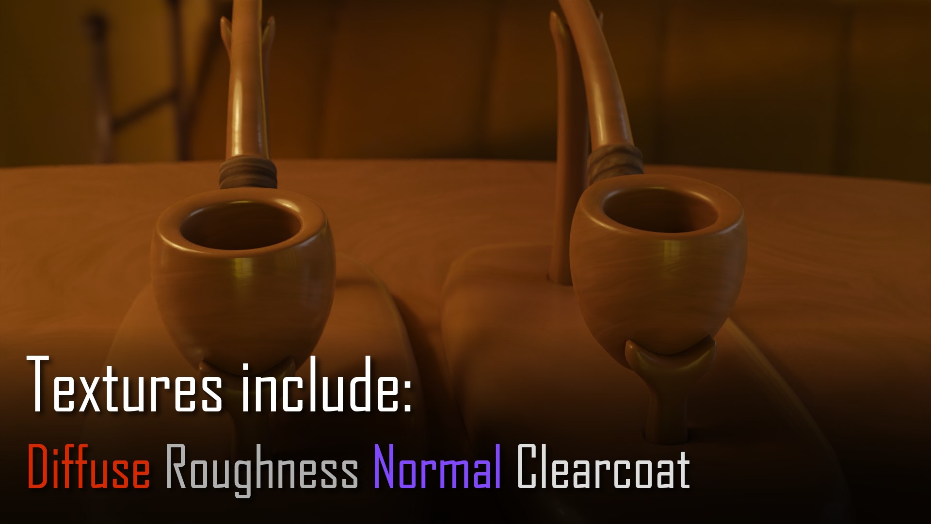 Hobbit Pipes Collection 3D model - TurboSquid 1975860