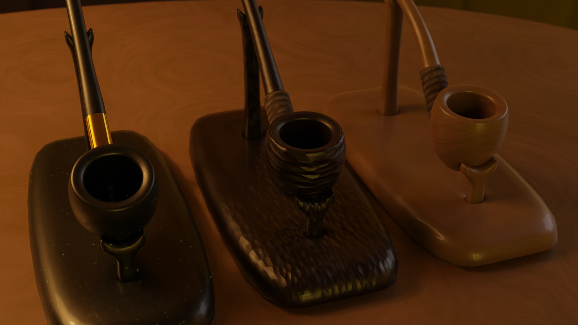 Hobbit Pipes Collection 3D model - TurboSquid 1975860