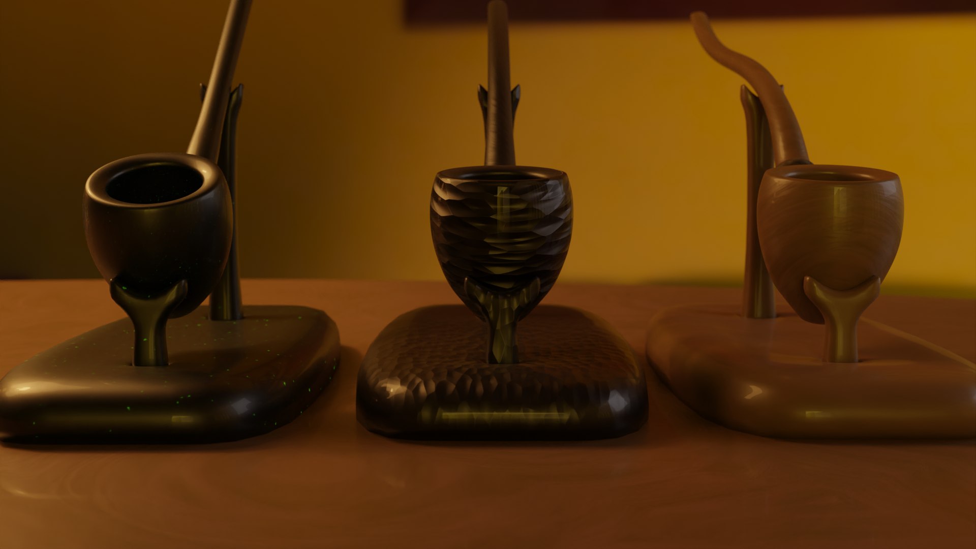 Hobbit Pipes Collection 3D model - TurboSquid 1975860