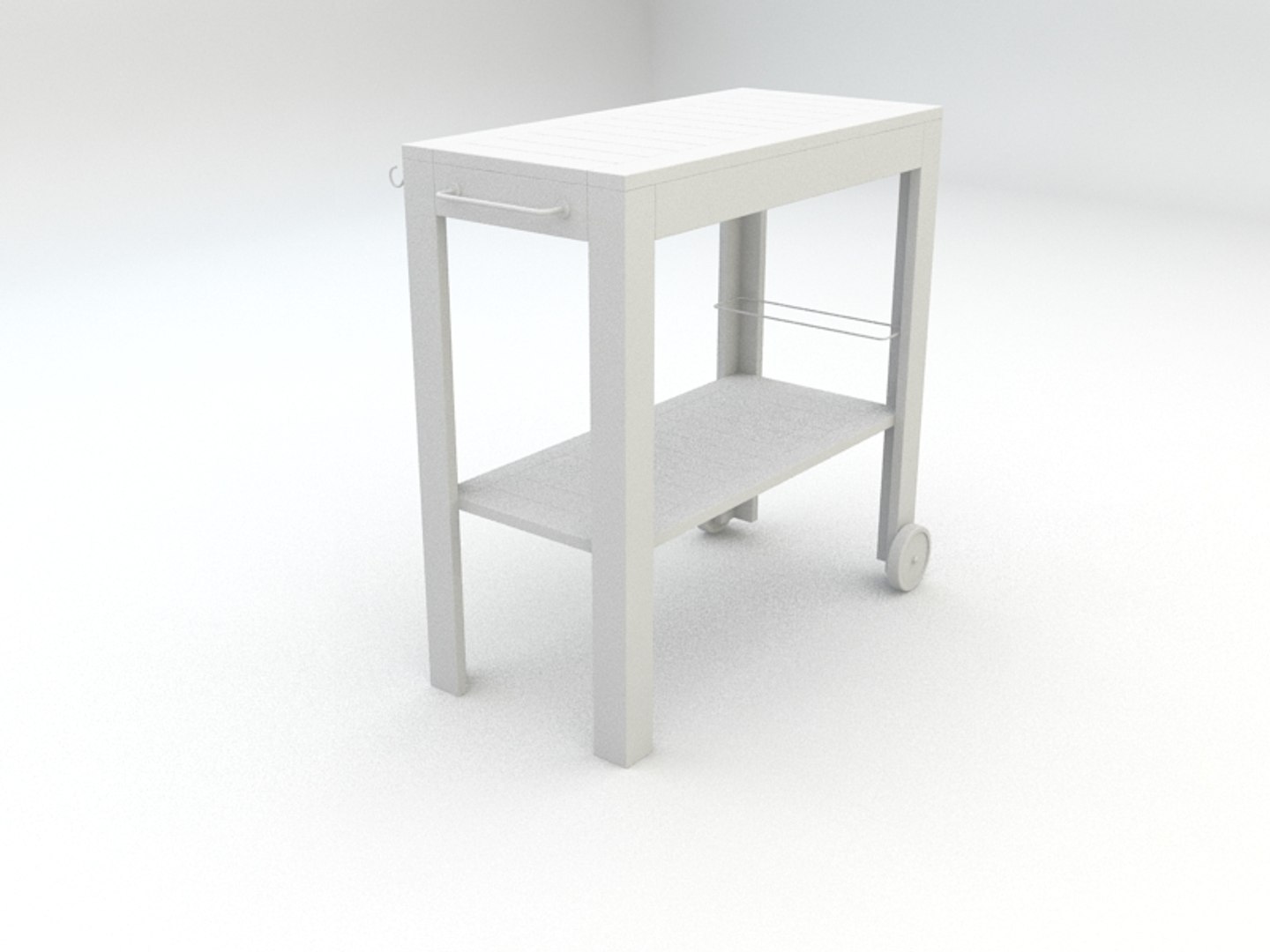 3d Model Ikea Applaro Outdoor Serving