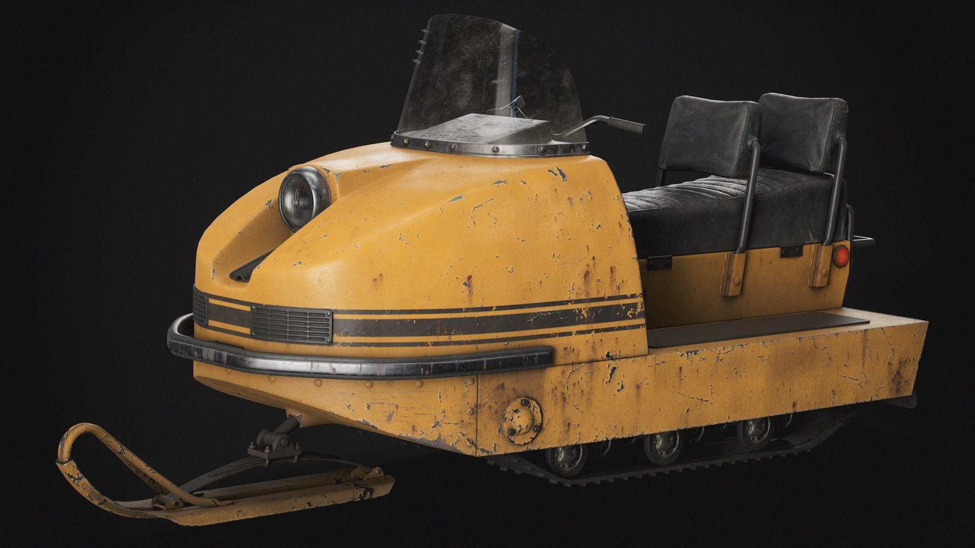 3D Snowmobile Buran Model - TurboSquid 2266200