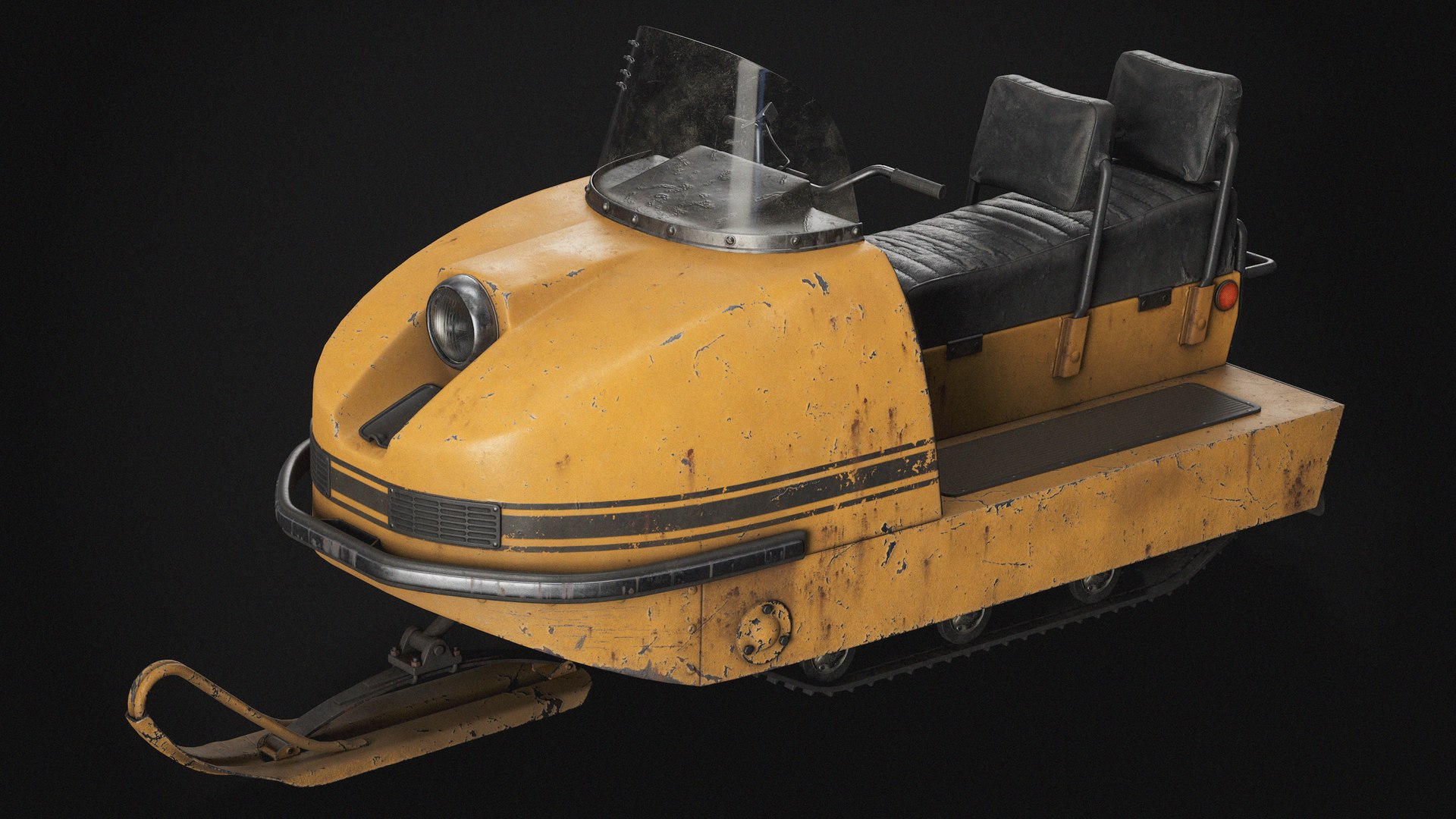 3D Snowmobile Buran Model - TurboSquid 2266200