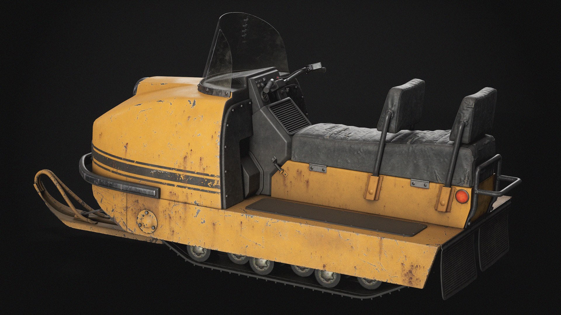 3D Snowmobile Buran Model - TurboSquid 2266200