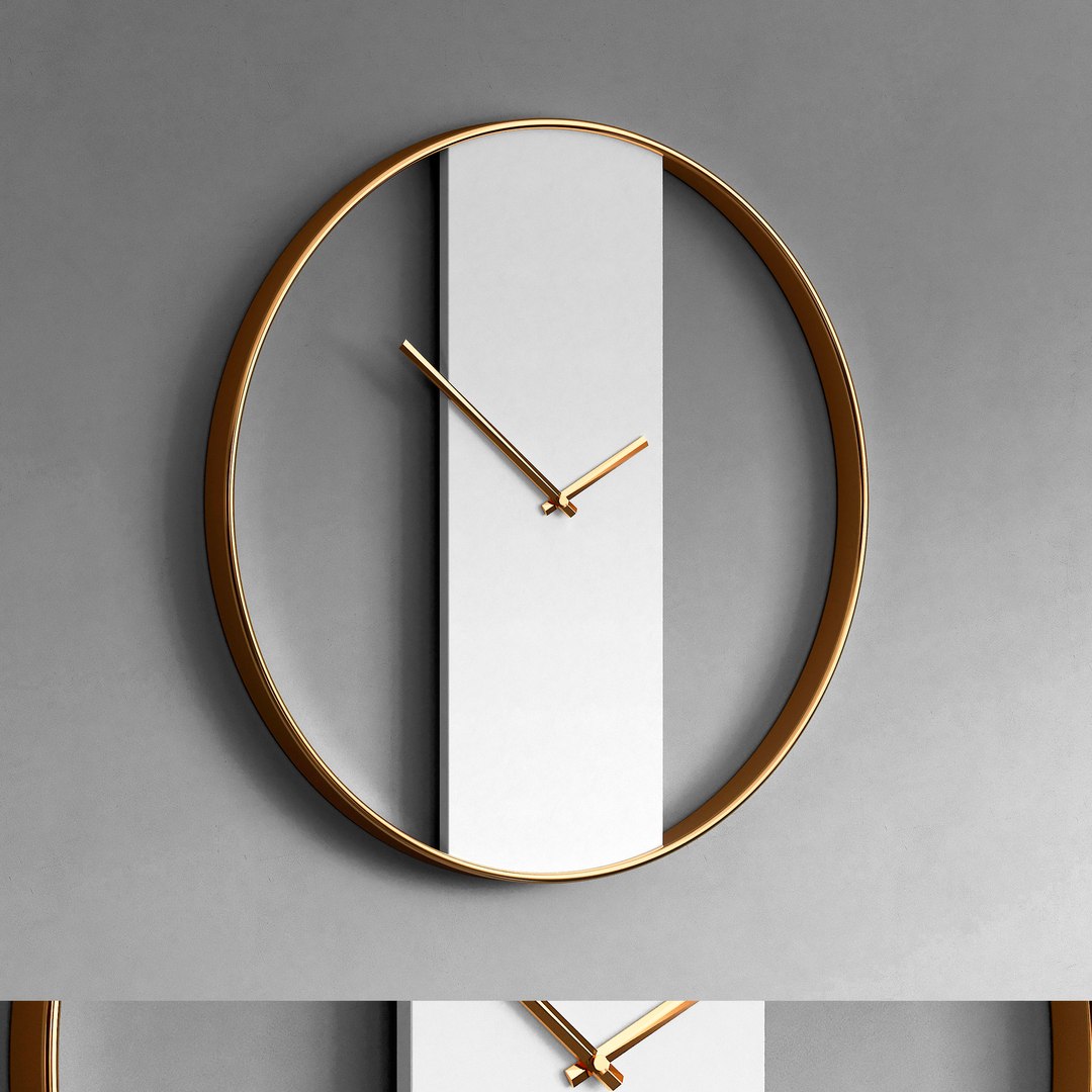 Wall Clock Set 48 3D Model - TurboSquid 1594231