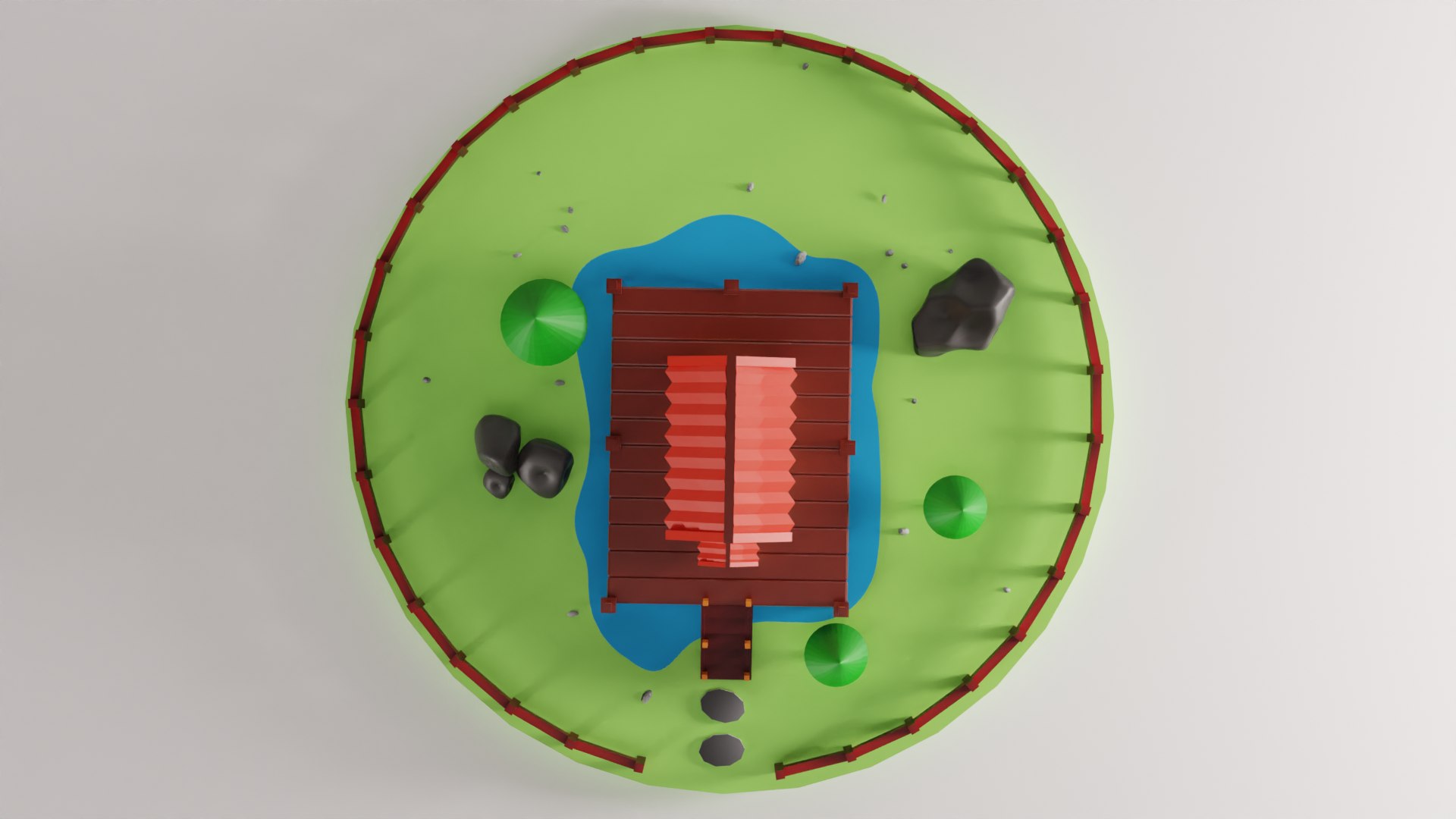 Cozy Cottage 3D Model - TurboSquid 2220306