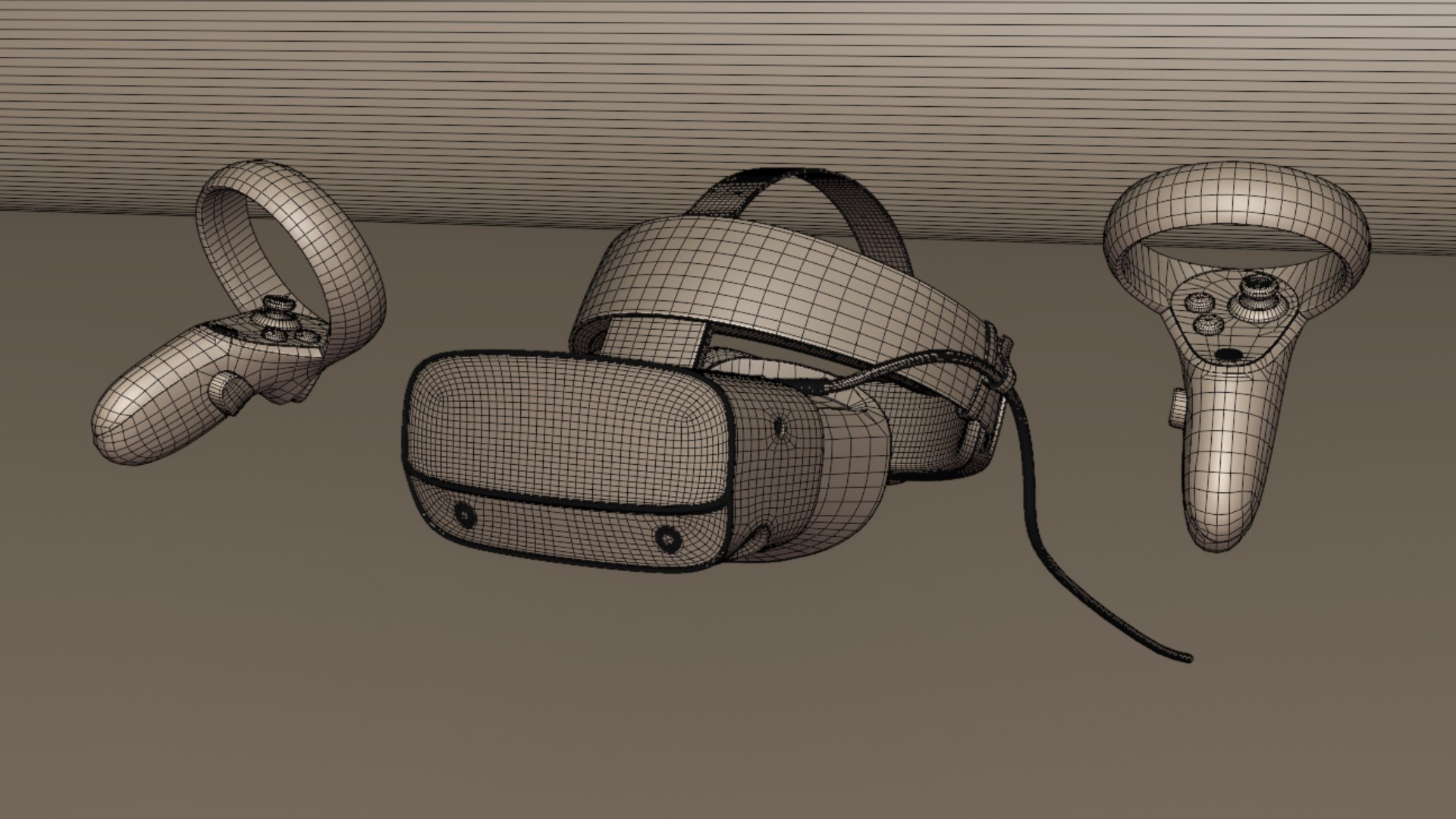 Oculus Rift with Controllers and Sensors model - TurboSquid 2169974