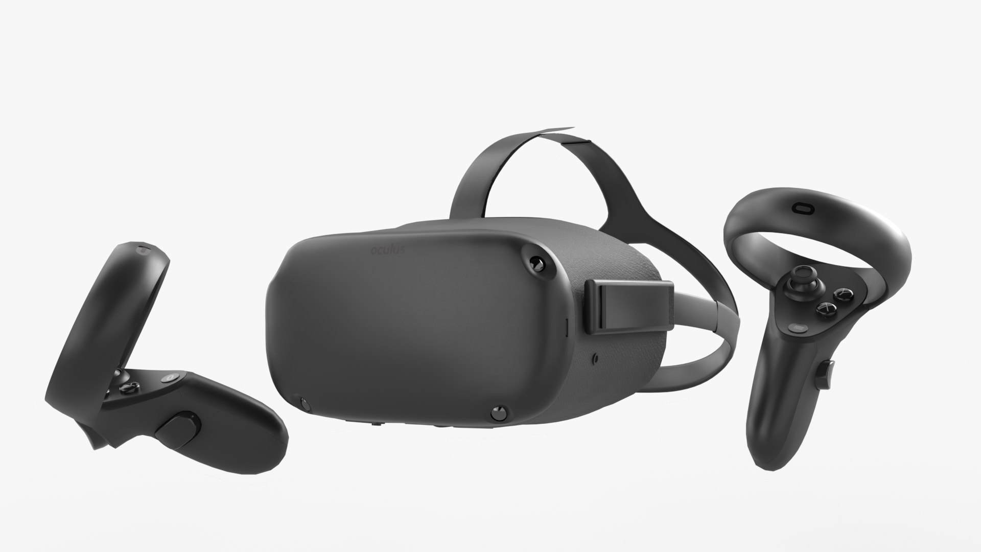 Oculus Rift With Controllers And Sensors Model - TurboSquid 2169974