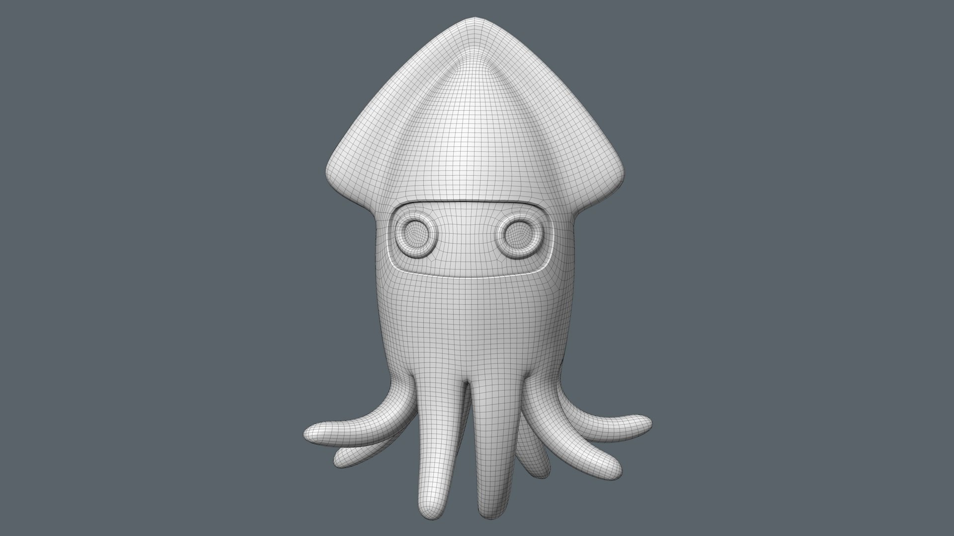 Cartoon Squid 3D model - TurboSquid 2161676