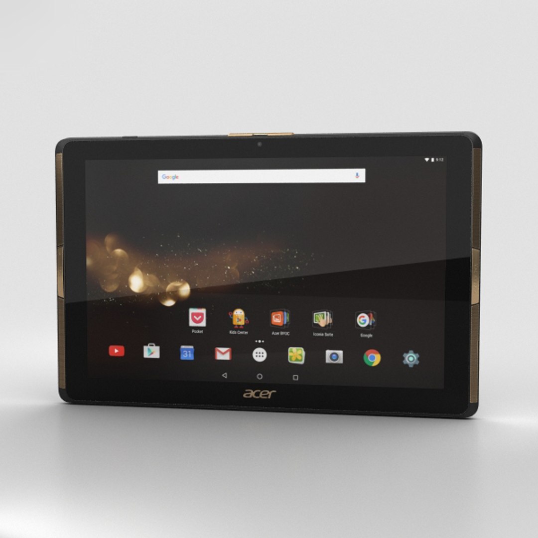 Acer iconia tab 3D model - TurboSquid 1310455
