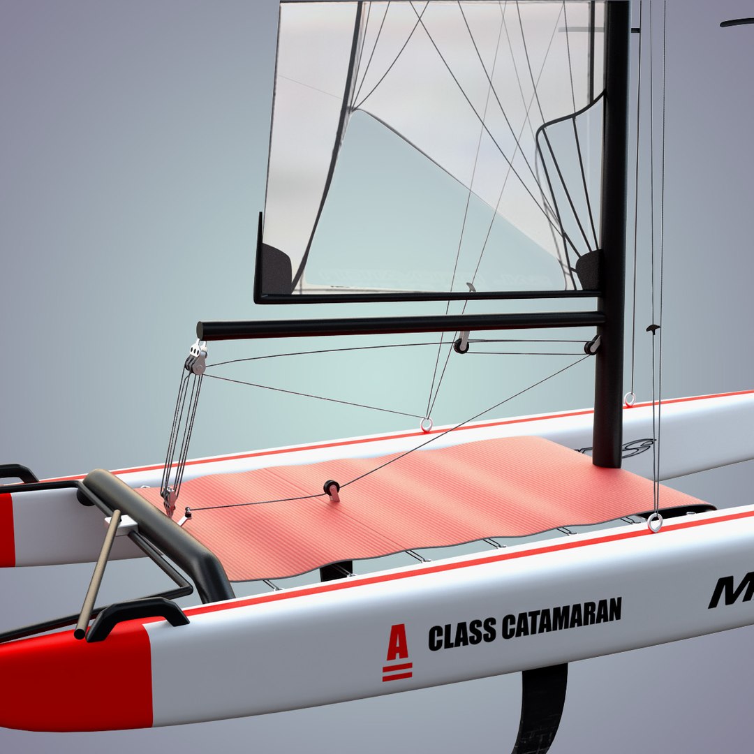 3d Catamaran A-class Model