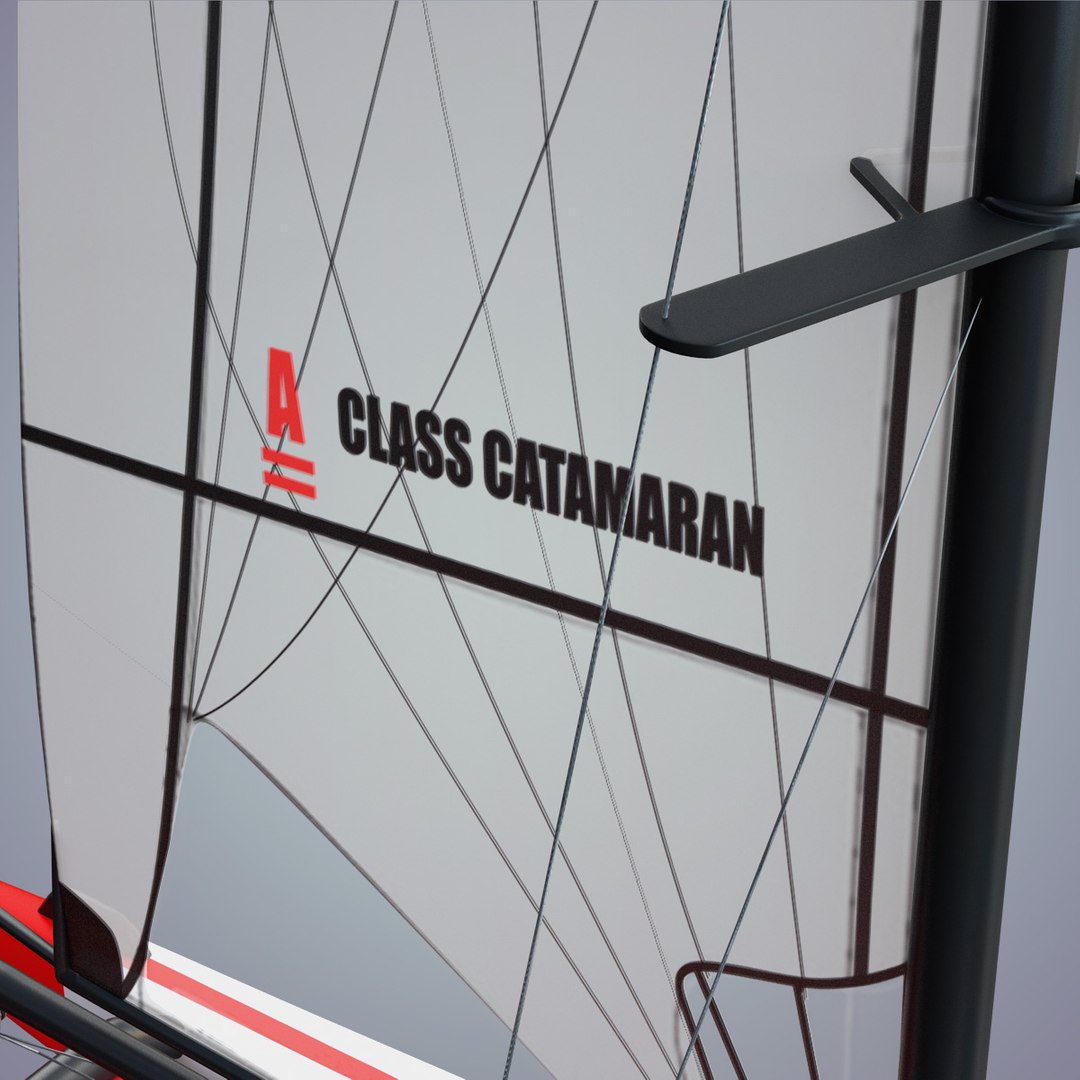 3d Catamaran A-class Model