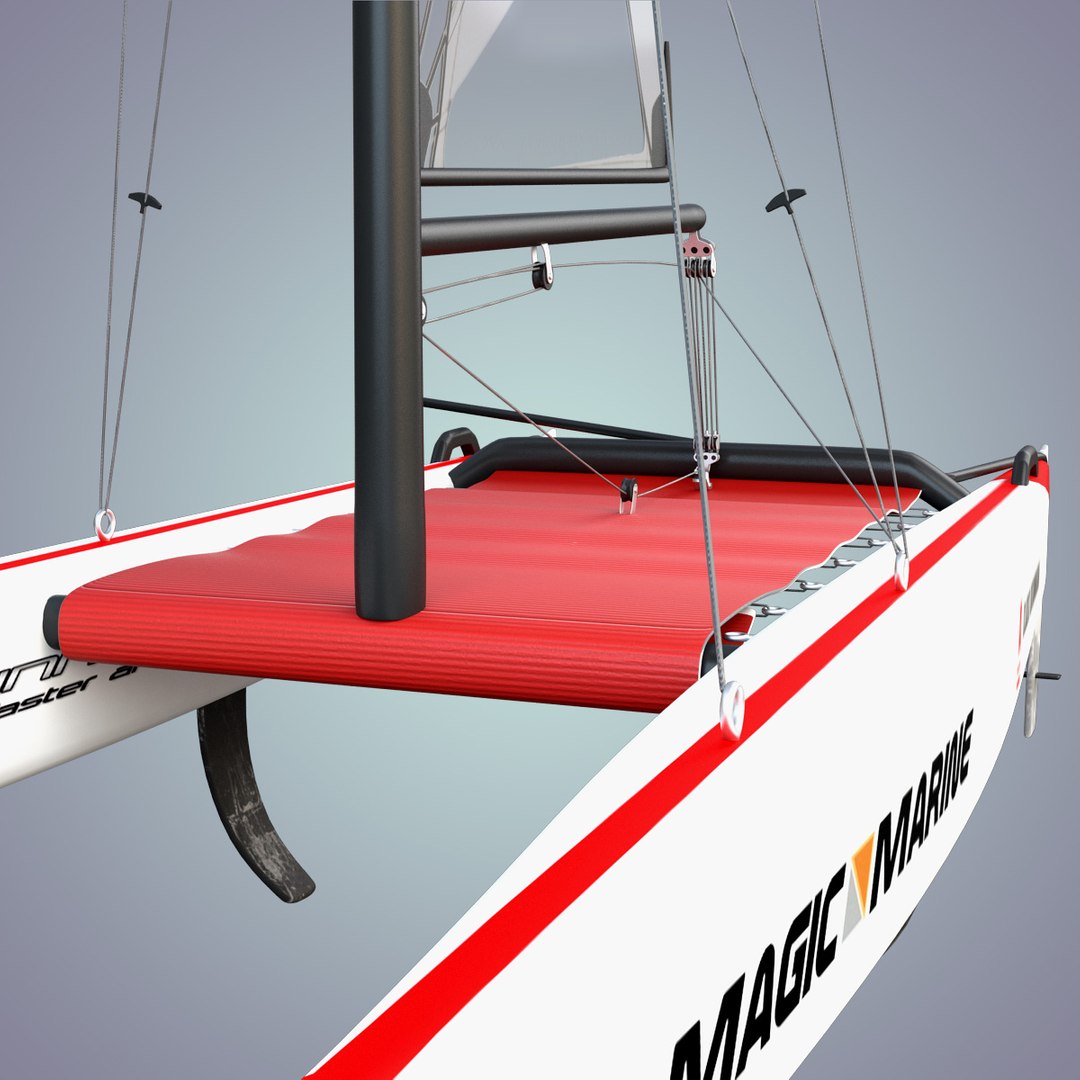 3d Catamaran A-class Model