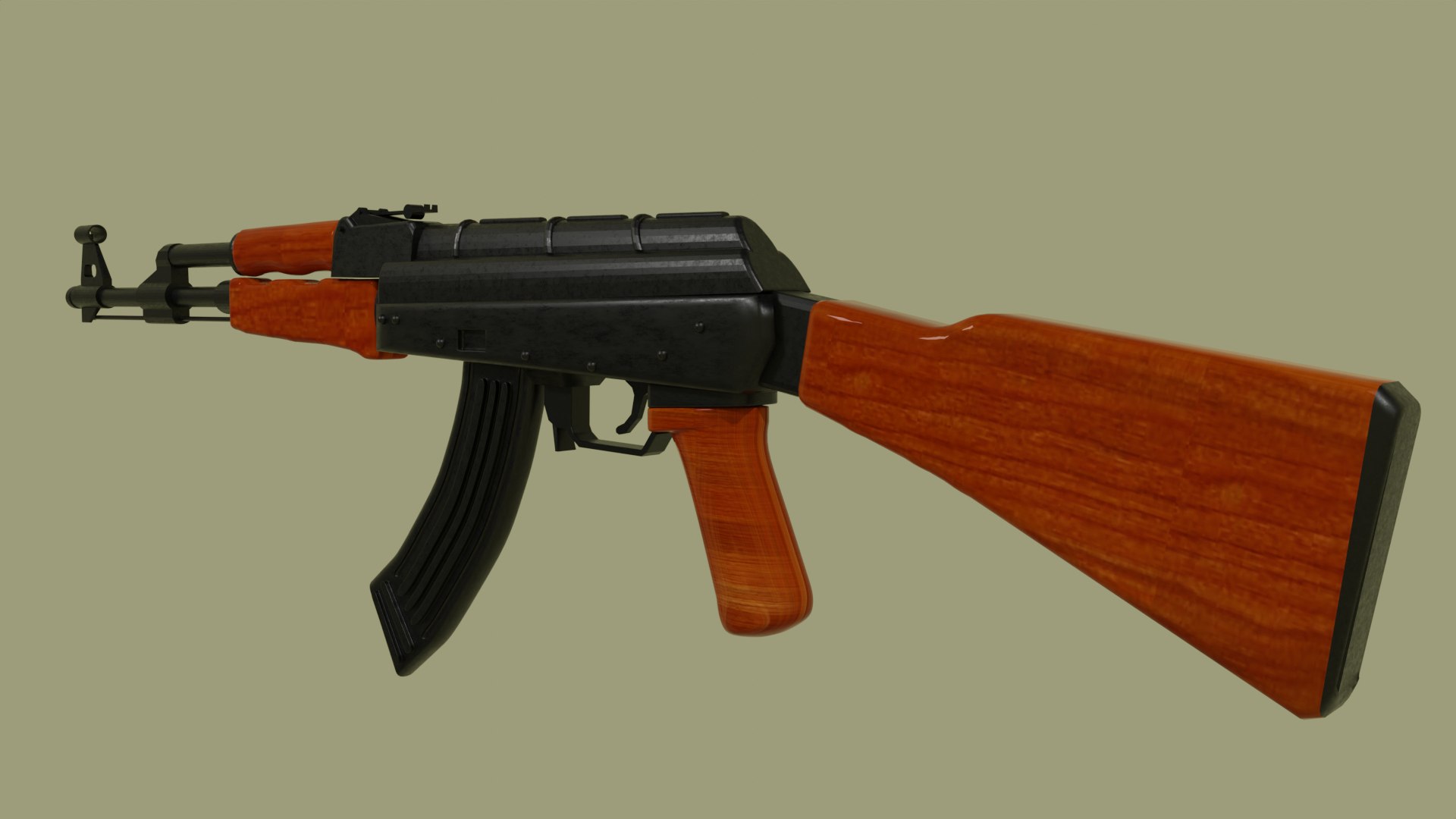 Ak-47-2 Model - TurboSquid 2041267