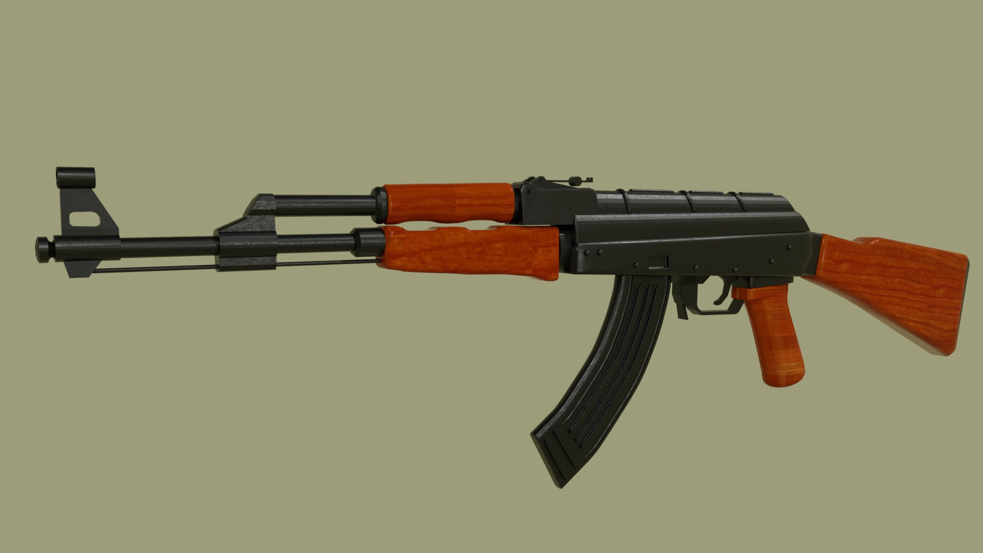Ak-47-2 Model - TurboSquid 2041267