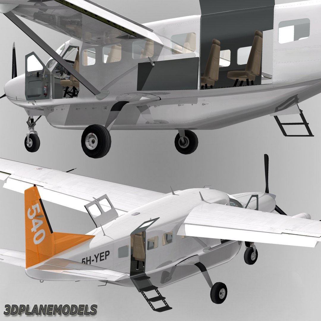 3d Model Cessna 208 Caravan Grand